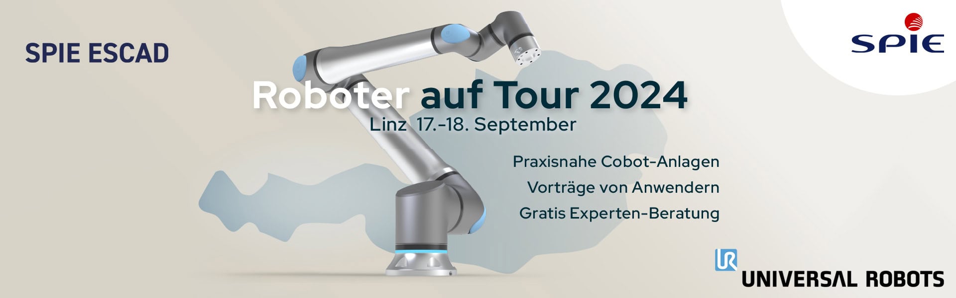 Roboter auf Tour in Linz 2024 - SPIE ESCAD